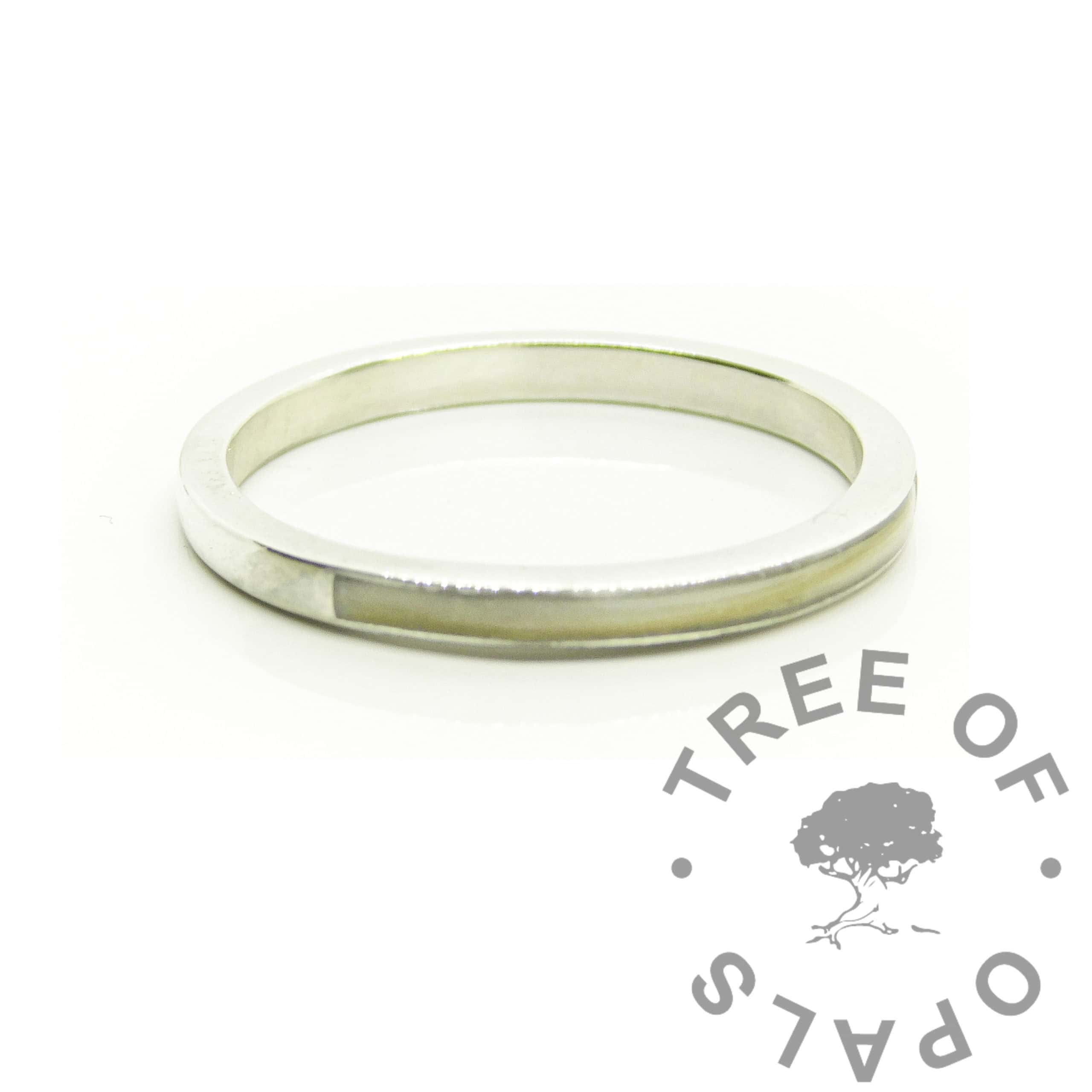 Channel Breastmilk Ring ⋆ Chestfeeding Jewellery ⋆ Tree of Opals